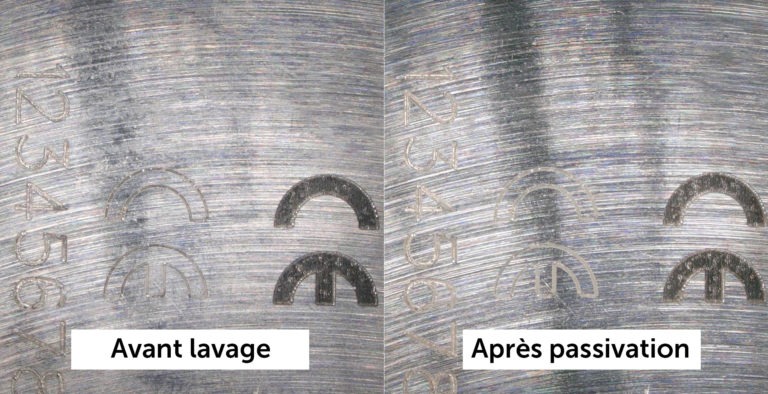 Passivation des aciers inox austénitiques et martensitiques des DM - NGL